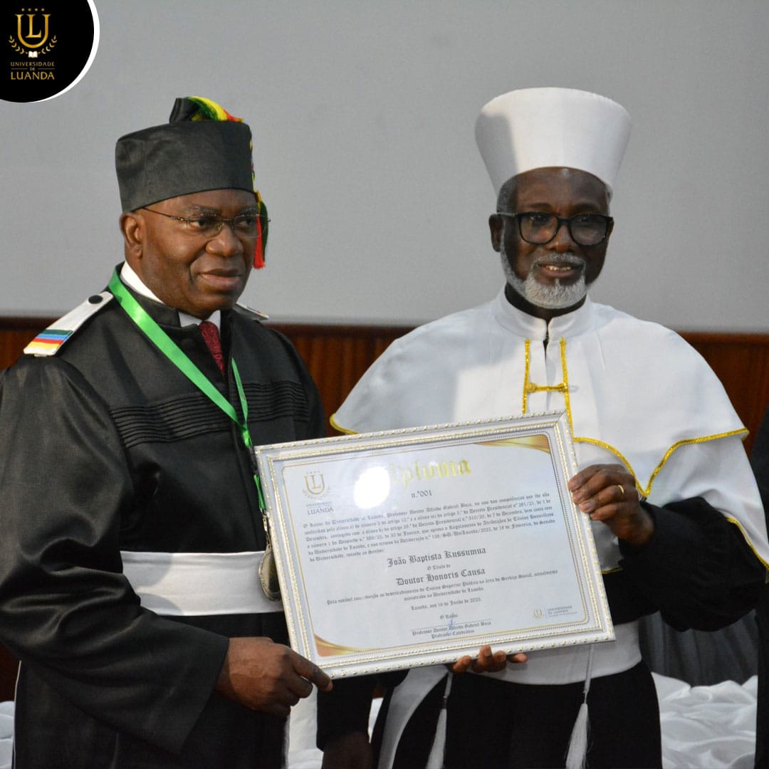 UniLuanda atribui título de Doutor Honoris Causa a João Baptista Kussumua – Uniluanda