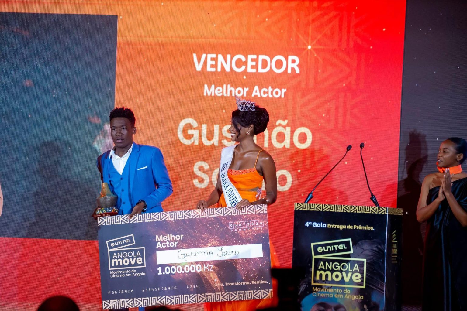 Talento da Universidade de Luanda brilha e conquista Prémio de Melhor Actor no Festival Unitel ...